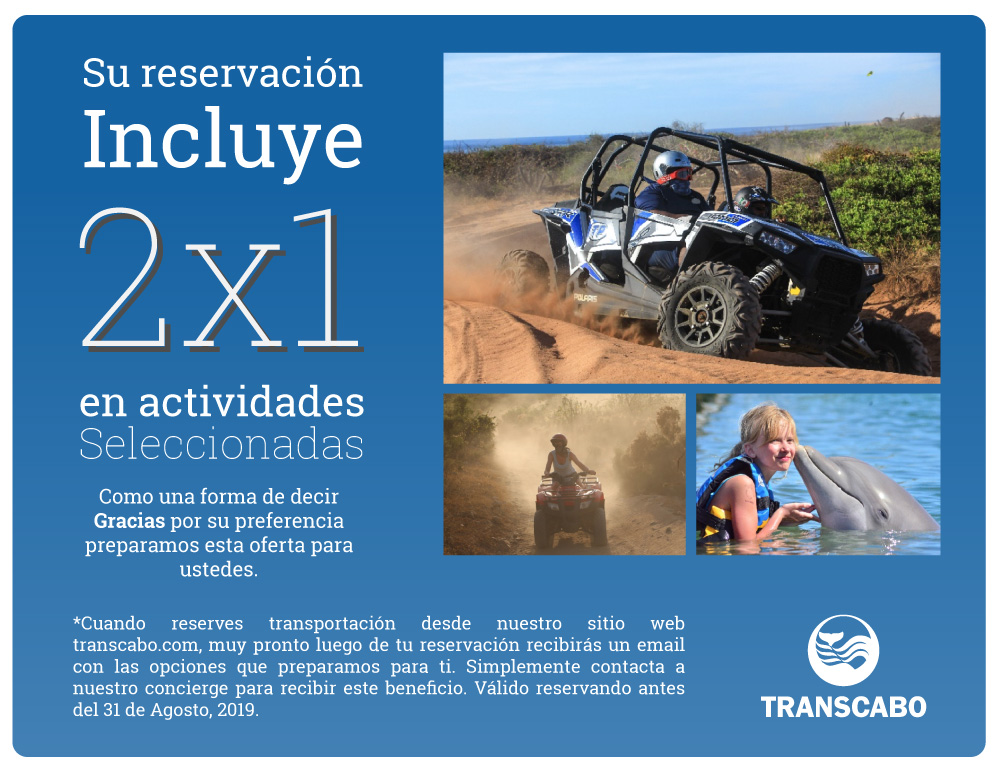 Transporte aeropuerto de Los Cabos SJD a su hotel | privado y colectivo